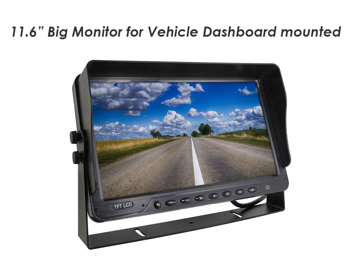 11.6-Inch Truck Monitor Recorder for Heavy-Duty Vehicle Fleet